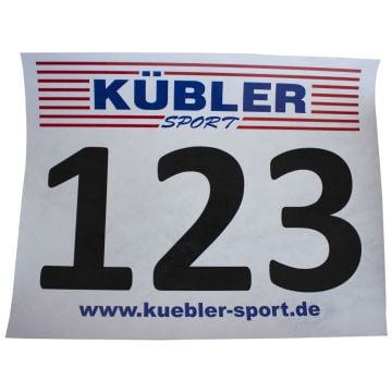 Startnummern online kaufen | Kübler Sport