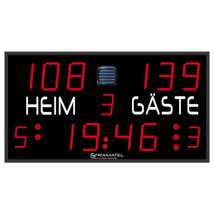 Stramatel® Multi-Sport Eco Outdoor Scoreboard, a Module | Kübler Sport