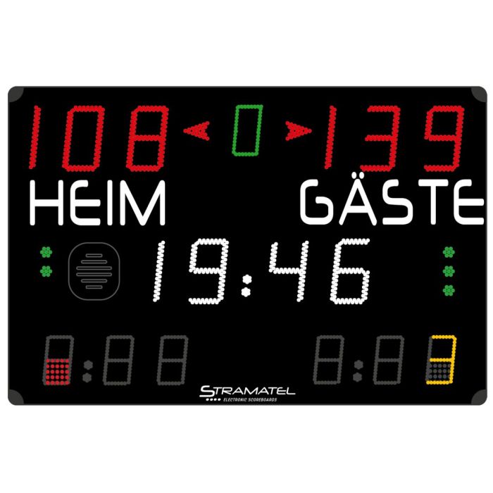 Stramatel® Multisport MD Indoor Scoreboard, a module | Kübler Sport